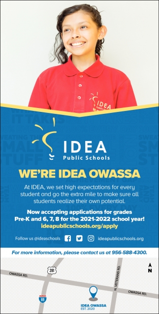 We're Idea Owassa, Idea Public Schools, Harlingen, TX