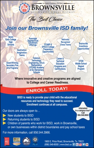 Join Our Brownsville ISD Family!, Brownsville Independent School ...